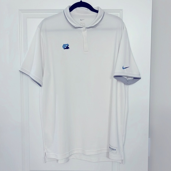 Nike | Shirts | Unc Nike Polo White | Poshmark